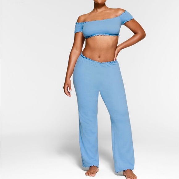 SKIMS | Pants & Jumpsuits | Skims Pointelle Logo Pant 4x Bostr335 ...